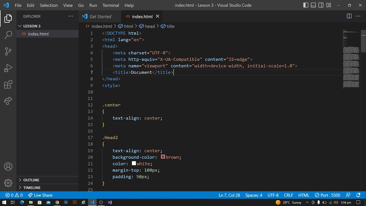 Margin Padding In Html5css3 Web Designing Youtube 5417