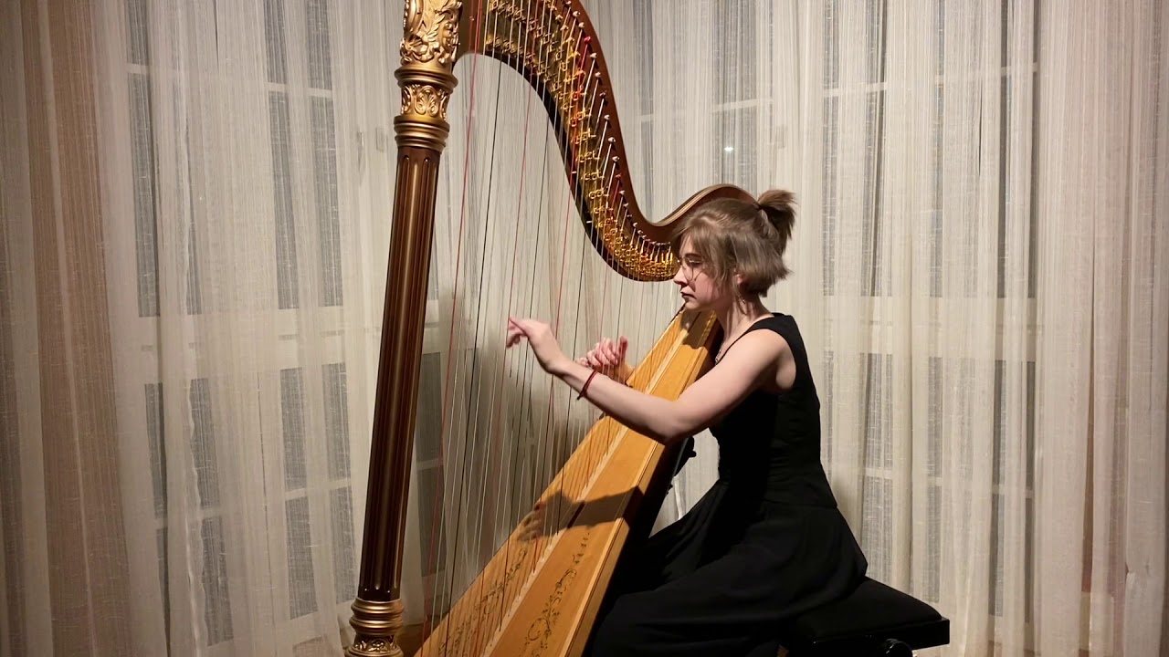 Tournier: Lolita, la Danseuse | Magdalena Fürntratt, harp - YouTube