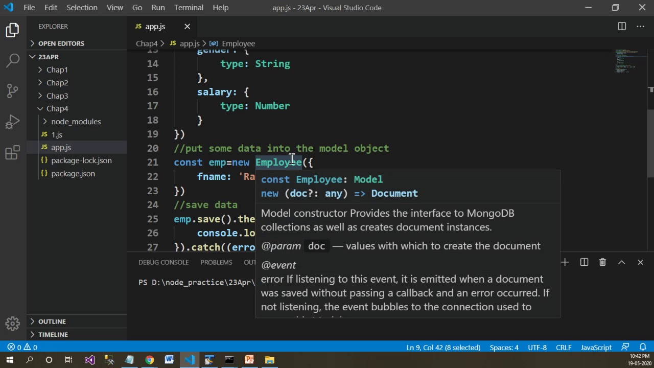 Catch promise in Node js - YouTube