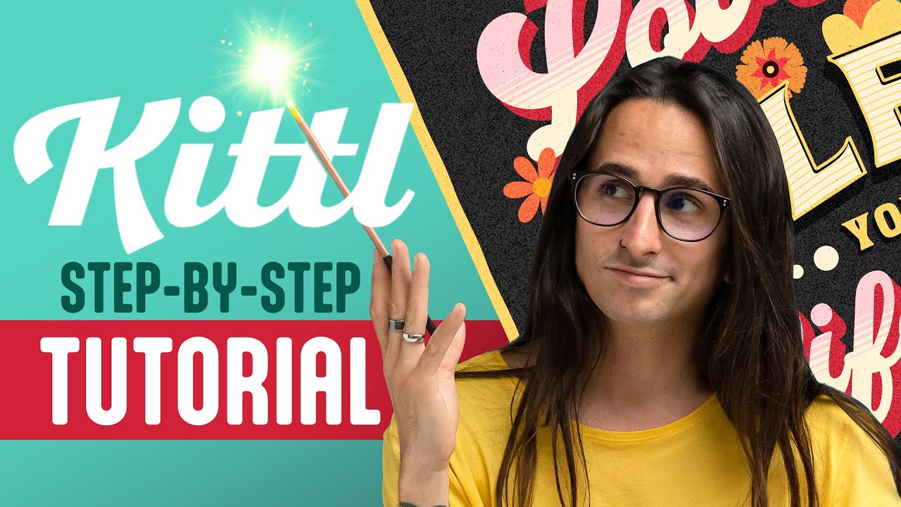 The EASIEST Design Tool: Step-by-Step Full Kittl Tutorial - YouTube