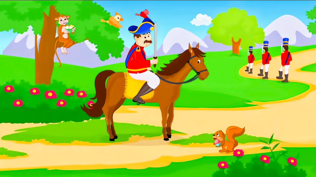 The Grand Old Duke of York|popular English Nursery rhymes for children ...