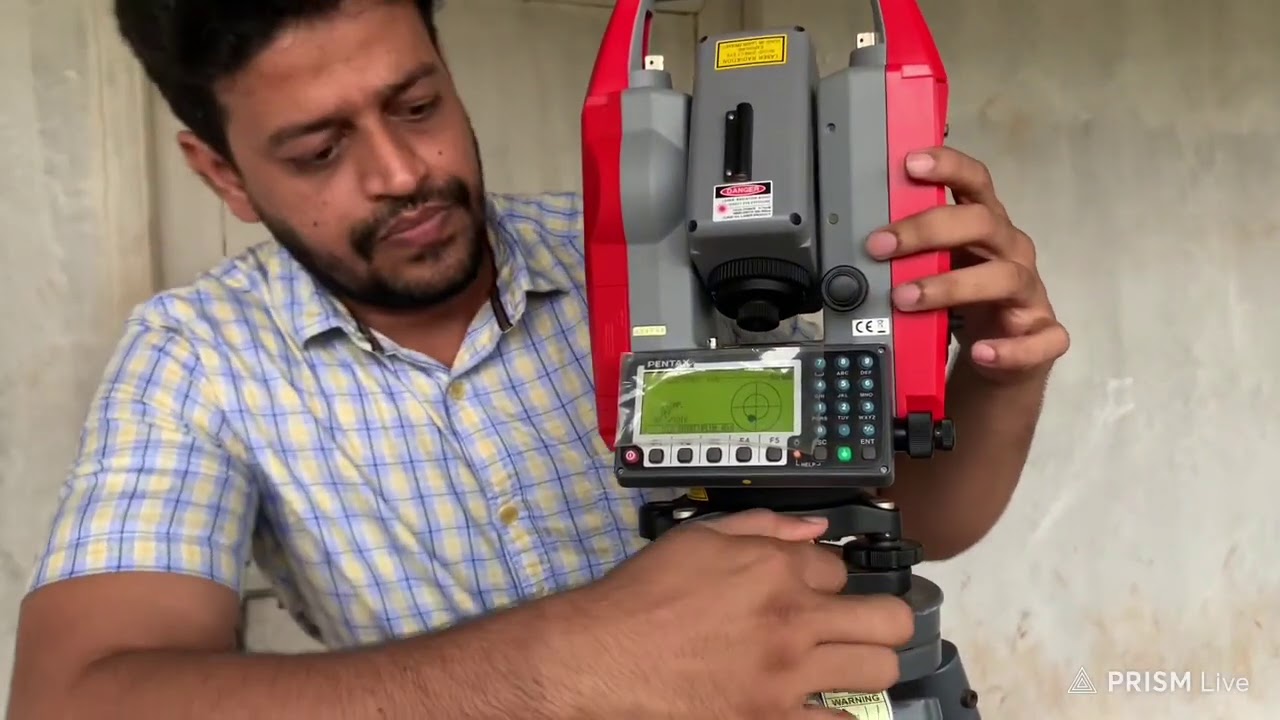 #Introduction to TotalStation #Temporary Adjustments #How to set total ...