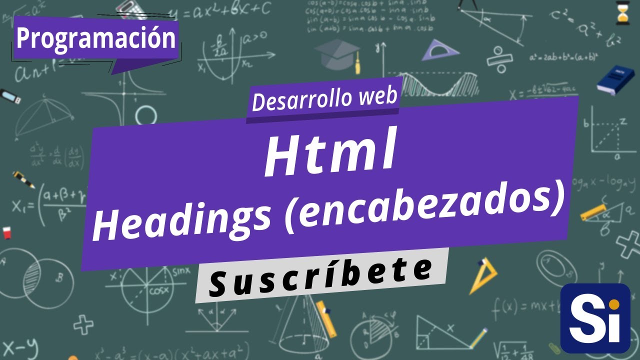 Títulos en html | Headings (encabezados) | Desarrollo web | Html ...