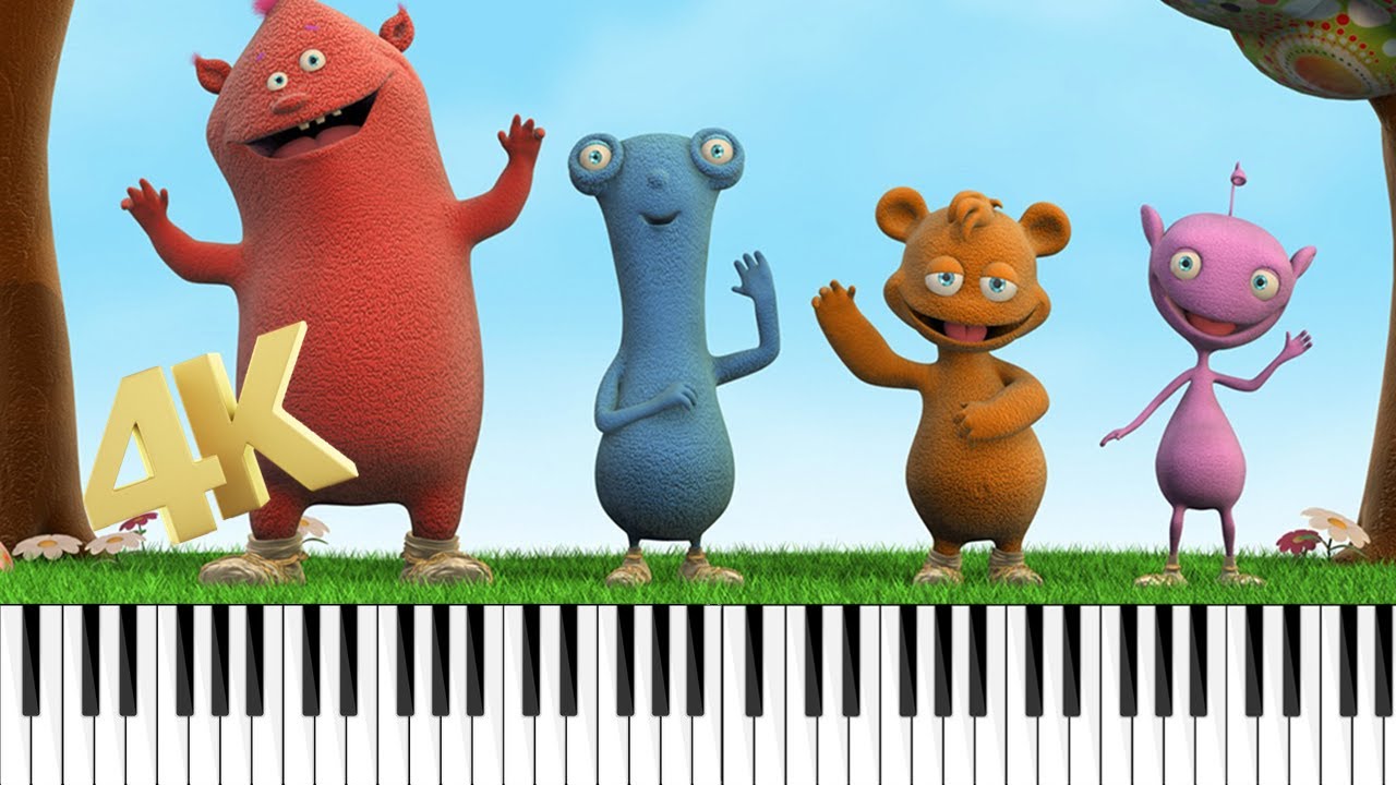 BabyTV - Cuddlies Theme Song 4K Sheet Music - YouTube