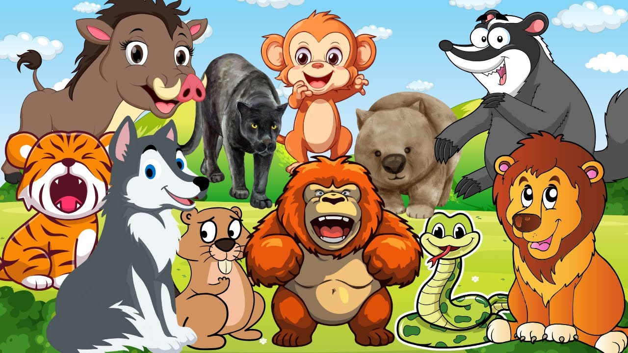 Animals For Toddlers | Animals Fun Song For Kids #animals #toddlers # ...