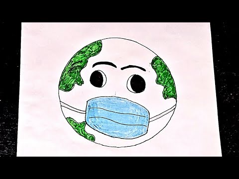 how to draw Prithvi drawing - YouTube