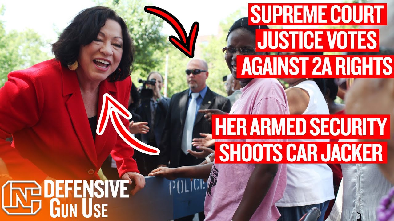 Armed Security Protecting Supreme Court Justice Who Votes Against 2A ...