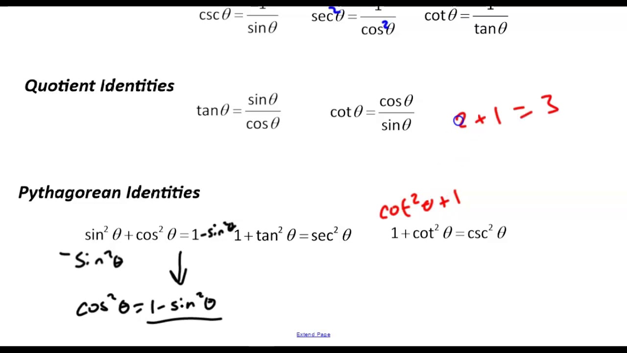 Simplifying Trig Identities/Expresions - YouTube