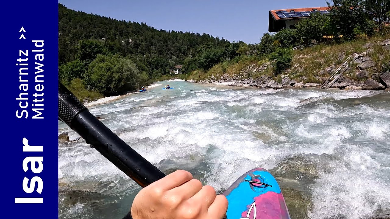 Wildwasserwoche Tag 1 und 2 - Obere Isar Scharnitz Mittenwald - YouTube