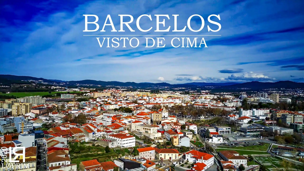 Cidade de Barcelos Vista de Cima - YouTube