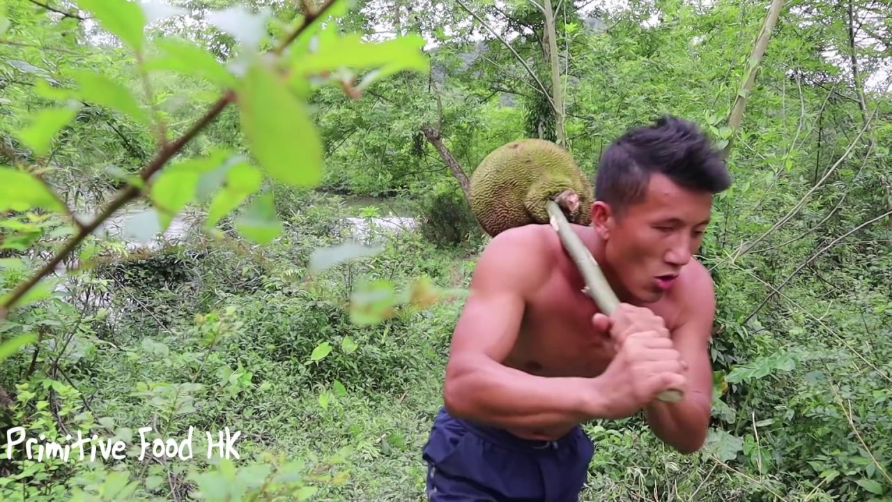 Primitive wild chicken trap skills and chicken recipes - eating ...