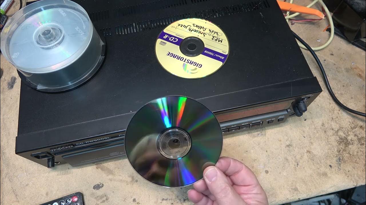 TASCAM CDRW900SL Professional CD Audio Recorder - YouTube