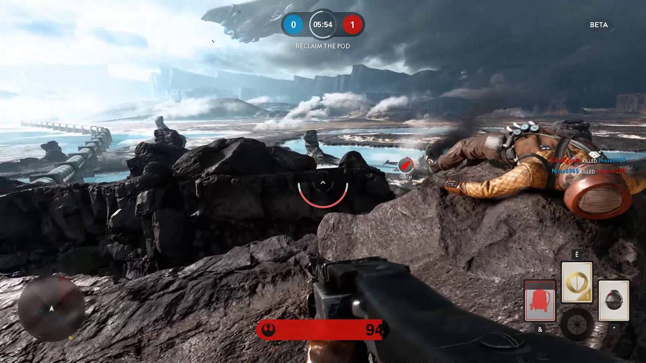 Star Wars Battlefront beta ULTRA settings 1080p GTX 970 Sullust map ...