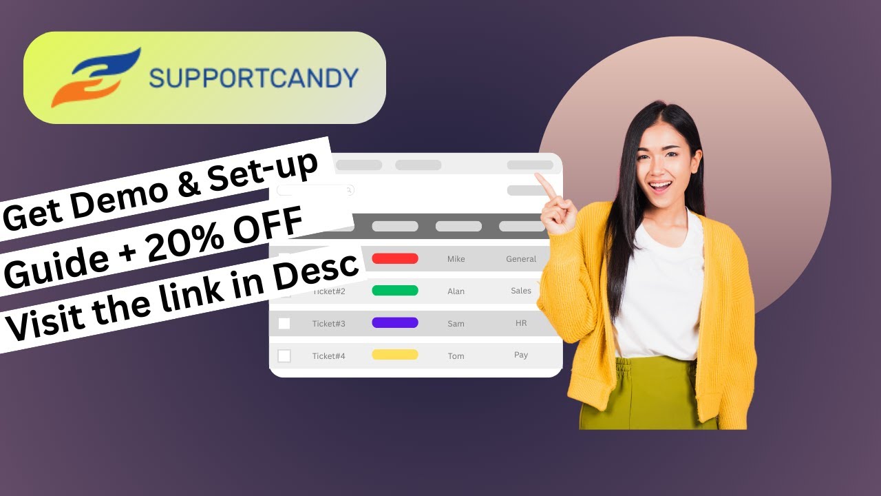 Demo & Complete Guide to Setup SupportCandy Helpdesk & Ticketing System WordPress Plugin Get 20% ...