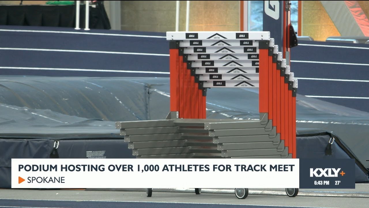 The Podium hosting over 1,000 athletes for track meet - YouTube