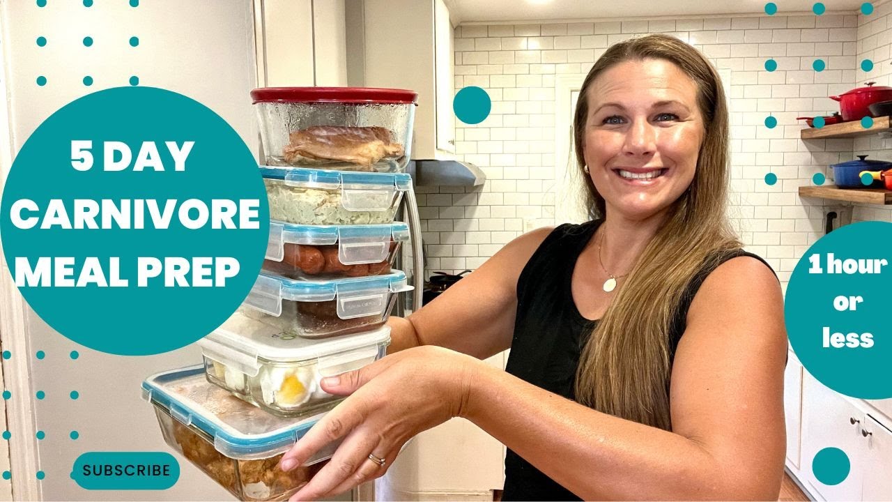 Carnivore Diet (2022) 5 Day Meal Prep in 1 hour or less | Zero Carb Meal Prep - YouTube