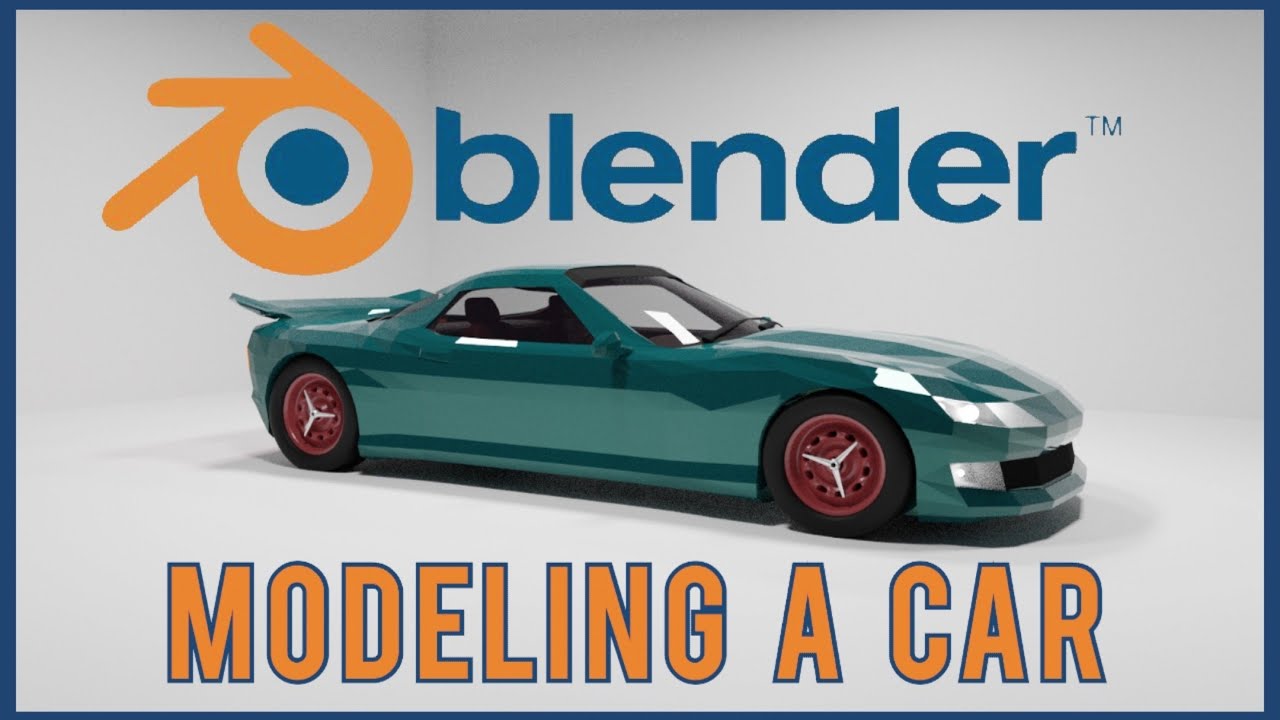 MODELING A CAR FOR THE FIRST TIME IN BLENDER - YouTube