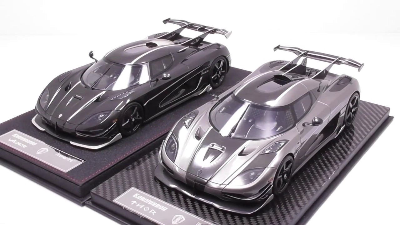 1/18 KOENIGSEGG AGERA FINAL EDITIONS - VADER & THOR - YouTube