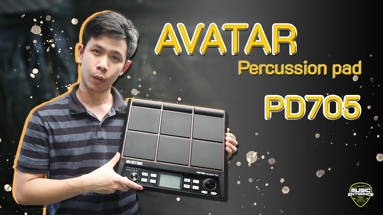 รีวิว AVATAR Percussion pad PD-705 | Bigger Drummer - YouTube