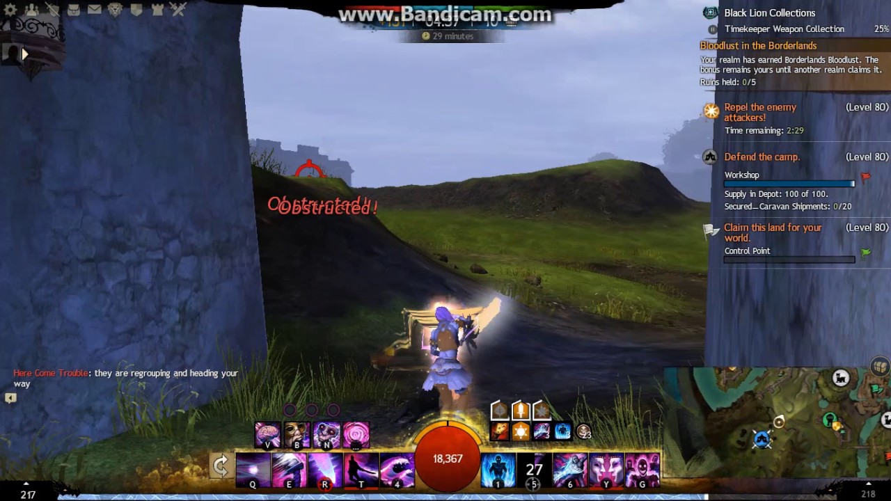 ONE SHOT core power shatter mesmer Guild Wars 2 GW2 WvW roaming build ...