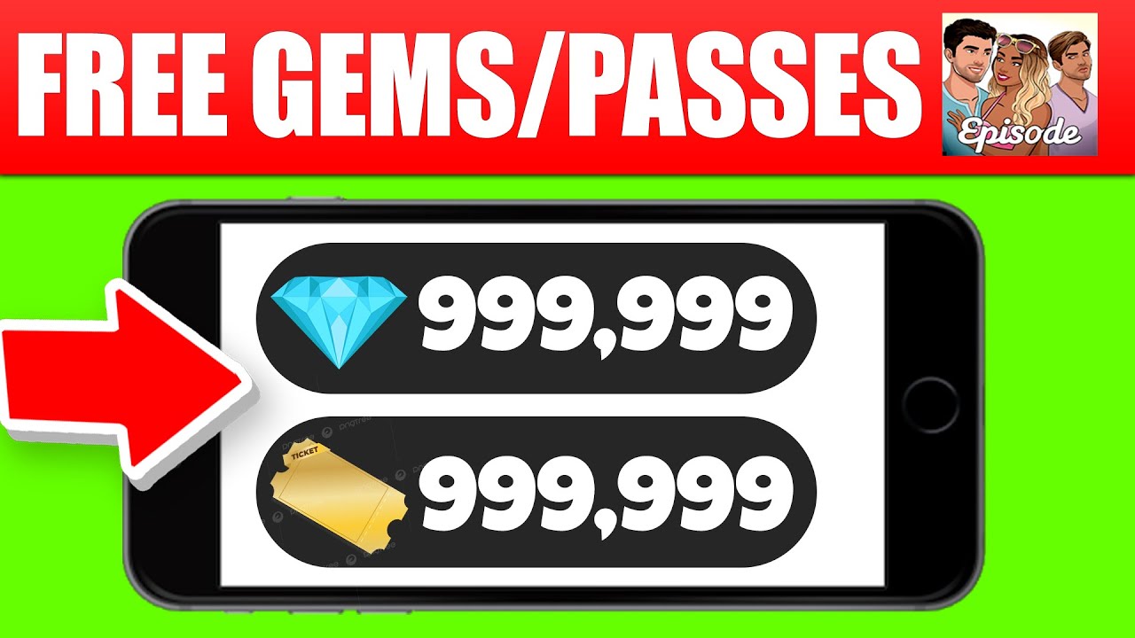how to get unlimited gems/passes in episode! - YouTube
