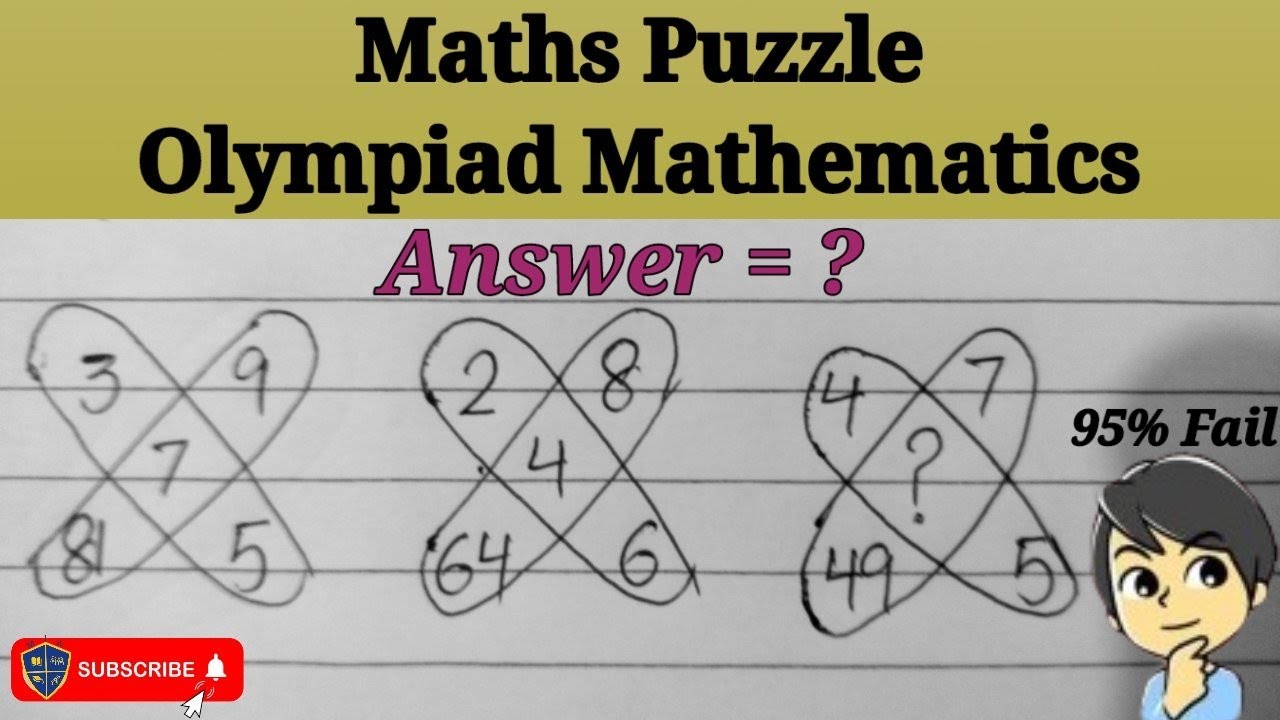 Olympiad Mathematics || Maths Puzzle || How to solve Maths Puzzle ...