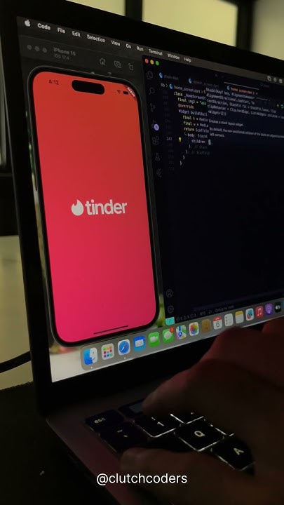 Flutter X Tinder | UI | @ClutchCoders #flutter #dart #ui #tinder #developers #ytshorts #shorts ...