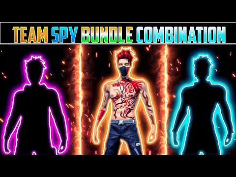TEAM SPY BUNDLE COMBINATION| FREE FIRE TEAM SPY BUNDLE DRESS ...