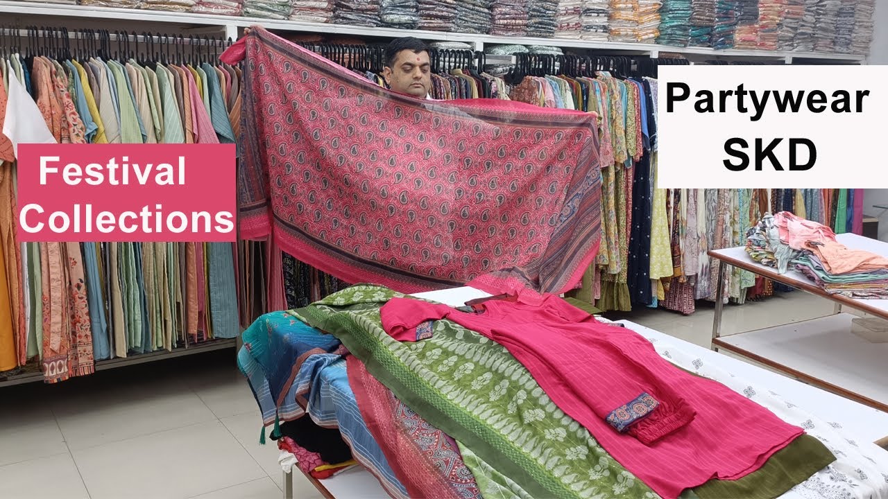 Festival collections, Partywear SKD collections, designer 3pcs set ...
