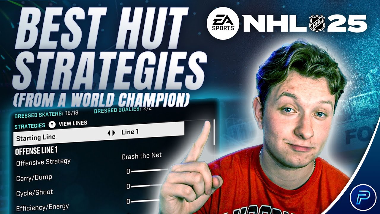 BEST HUT STRATEGIES IN NHL 25 FROM A WORLD CHAMPION - YouTube