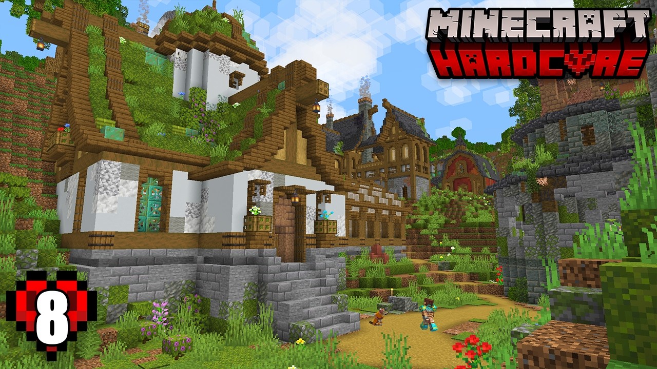 Minecraft Hardcore 1.21: THE MOSS FARM BUILDING - YouTube