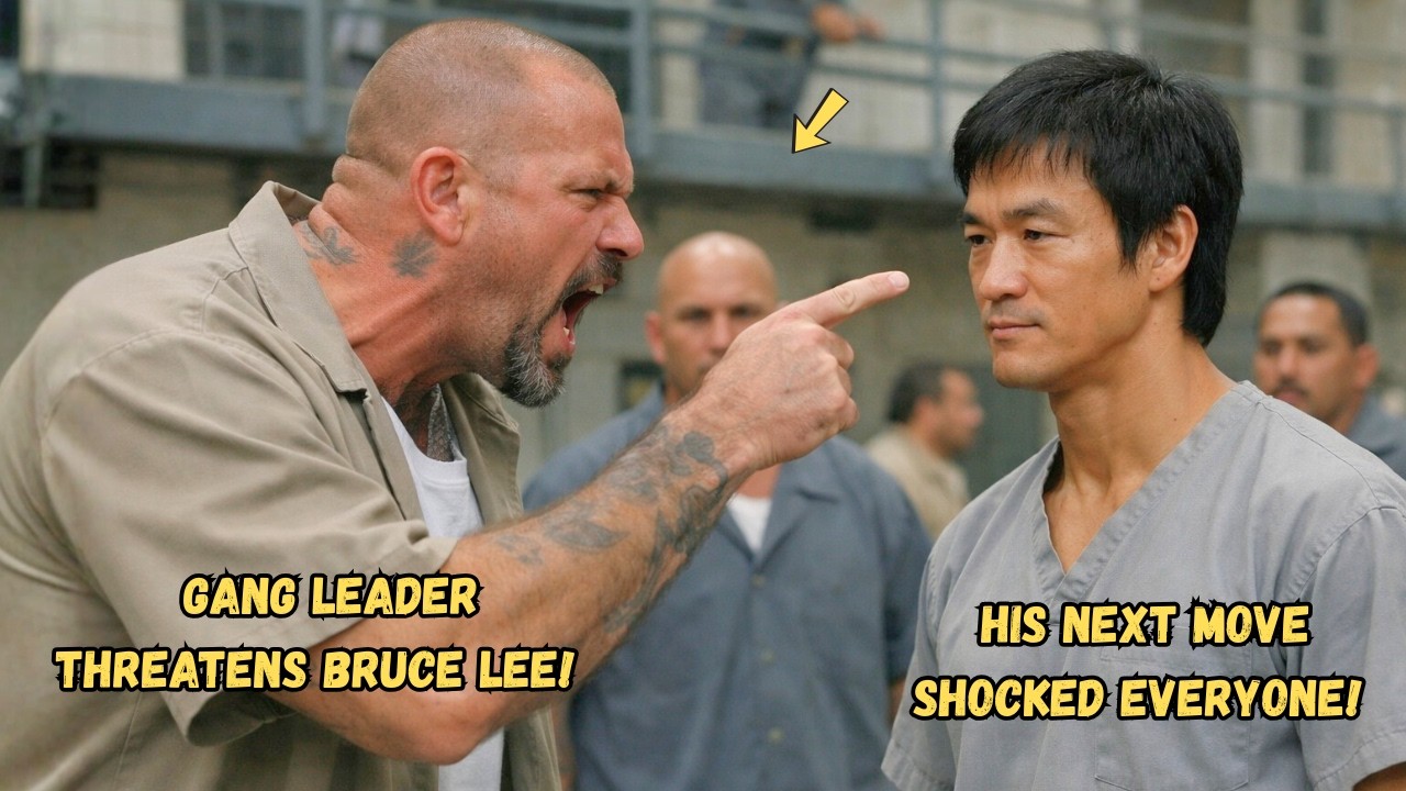 “Bruce Lee in Prison When a Gang Leader Threatened Him — His Next Move ...