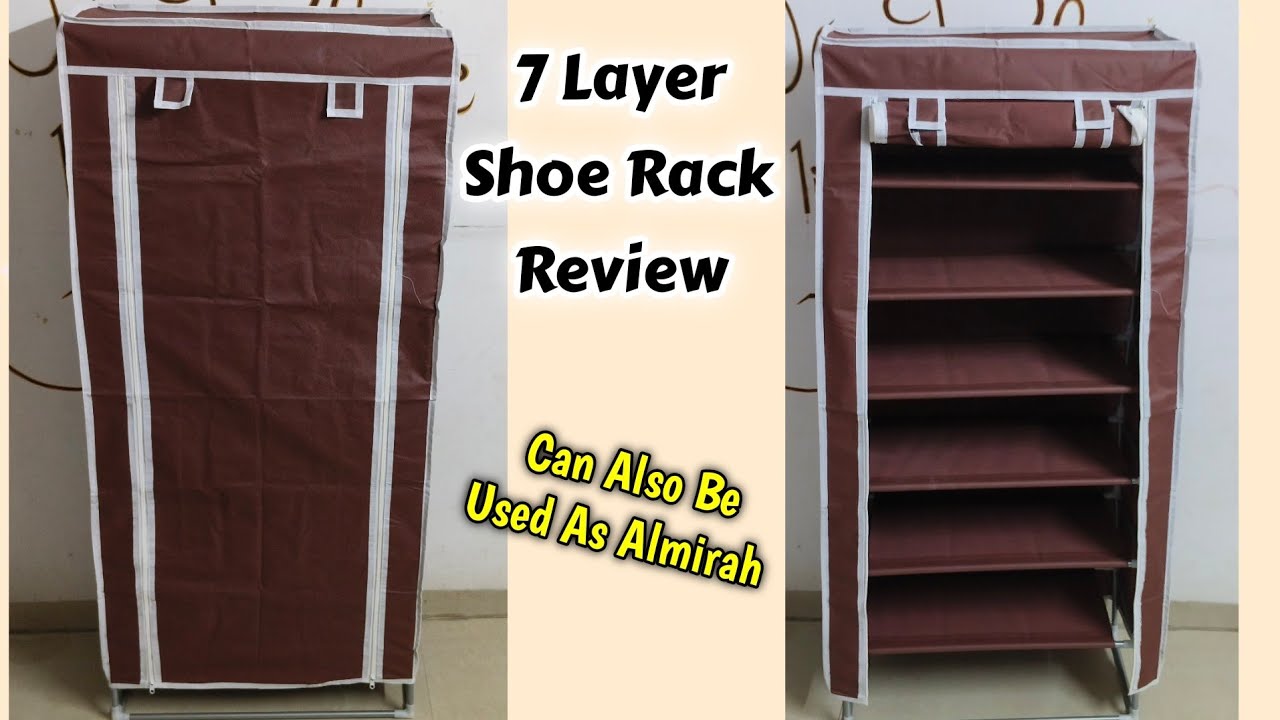 7 Layer Shoe Rack Review | Ultimate Space Saving Shoe Storage Solution ...