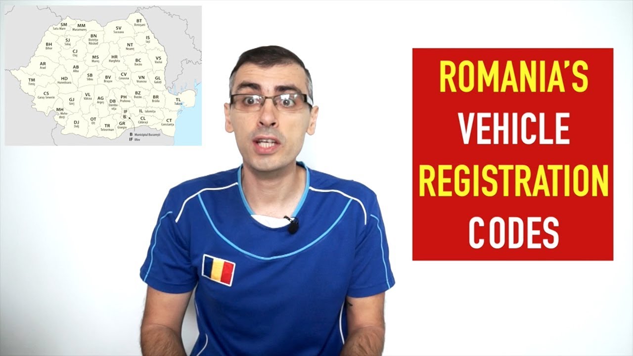 ROMANIA’S VEHICLE REGISTRATION CODES | Learn Romanian Alphabet Lesson ...