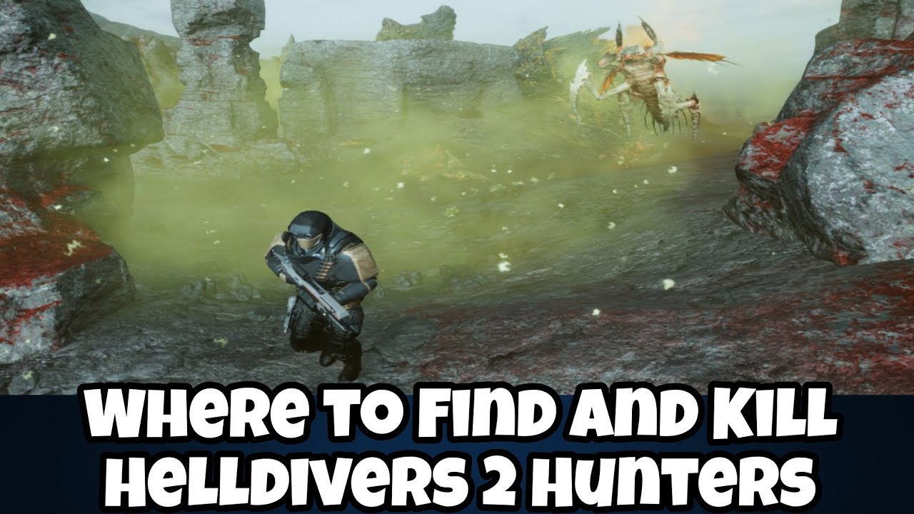 Where to Find and Kill Helldivers 2 Hunters - YouTube