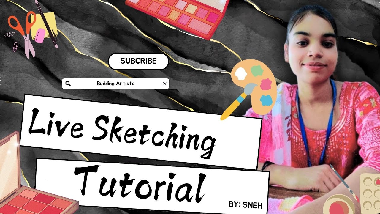 LIVE SKETCHING with Artist Sneh - YouTube