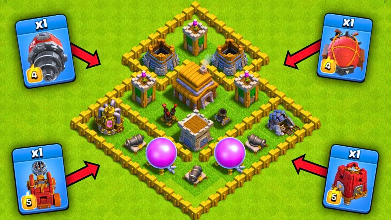 MAX Th5 Vs All SIEGE MACHINES In Clash of Clans - YouTube