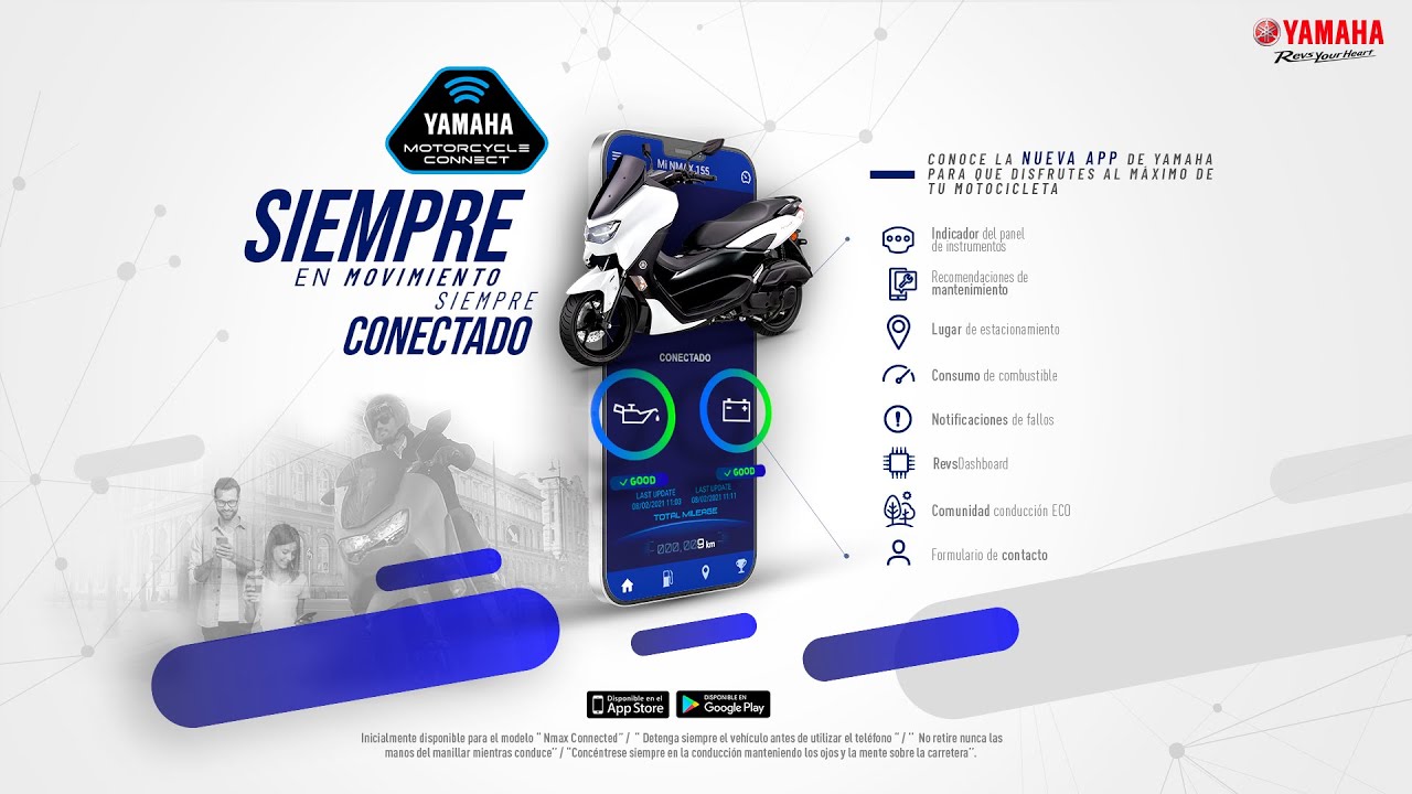 Yamaha - Y Connect App 📱🔗🏍️ - YouTube