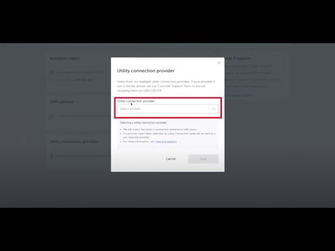 Selecting your utility connections provider - YouTube