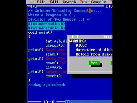 Write a Program In C Division of Two Number|Division of Two Number//Like&Share @CodingConnection ...