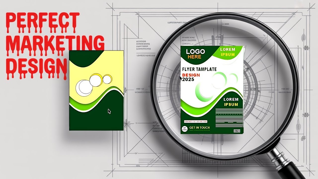 How To Create A Flyer Tamplate Design In Coreldraw//Graphic Design ...