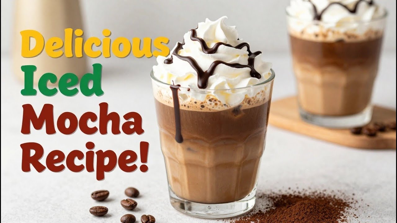 Cool & Creamy Iced Mocha You Can Make at Home! - YouTube
