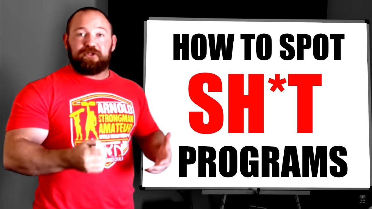 5 Signs of a Sh*t Program - YouTube