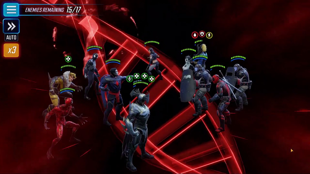 Marvel Strike Force - Doom War 2-4 - YouTube