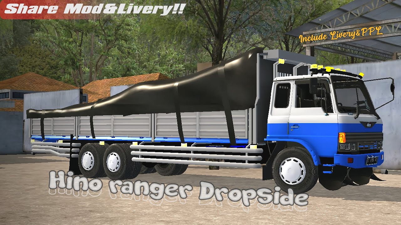 Share mod,livery&PPL || Hino ranger FF bak dropside terbaru || Free ...