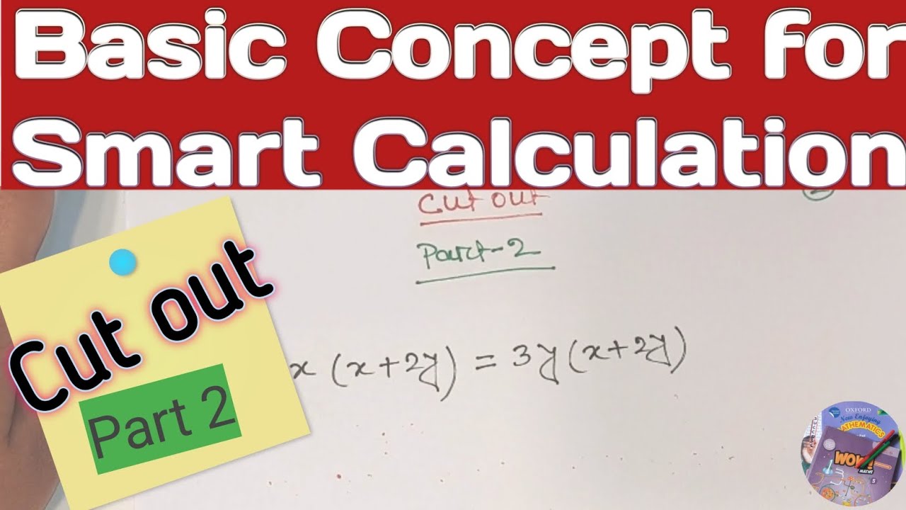 Basic Concept for Smart Calculation | Cut Out part 2 - YouTube