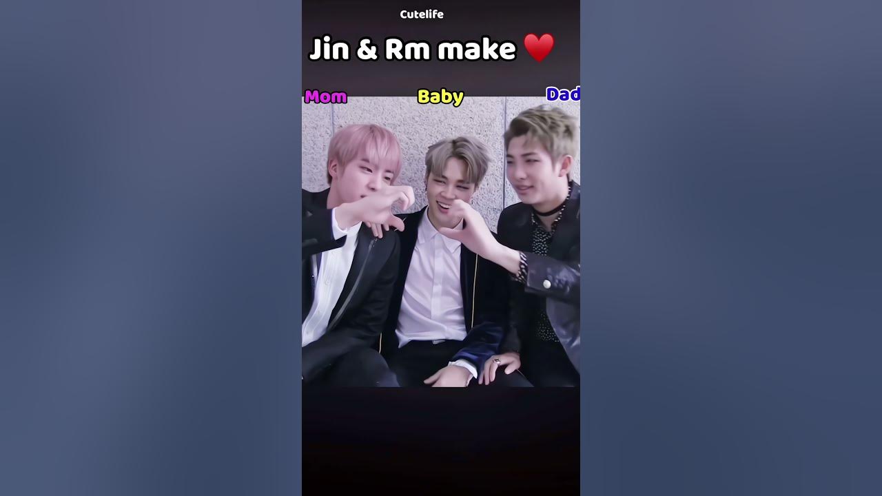 Jin & Rm ♥️ #shorts @CuteLife - YouTube