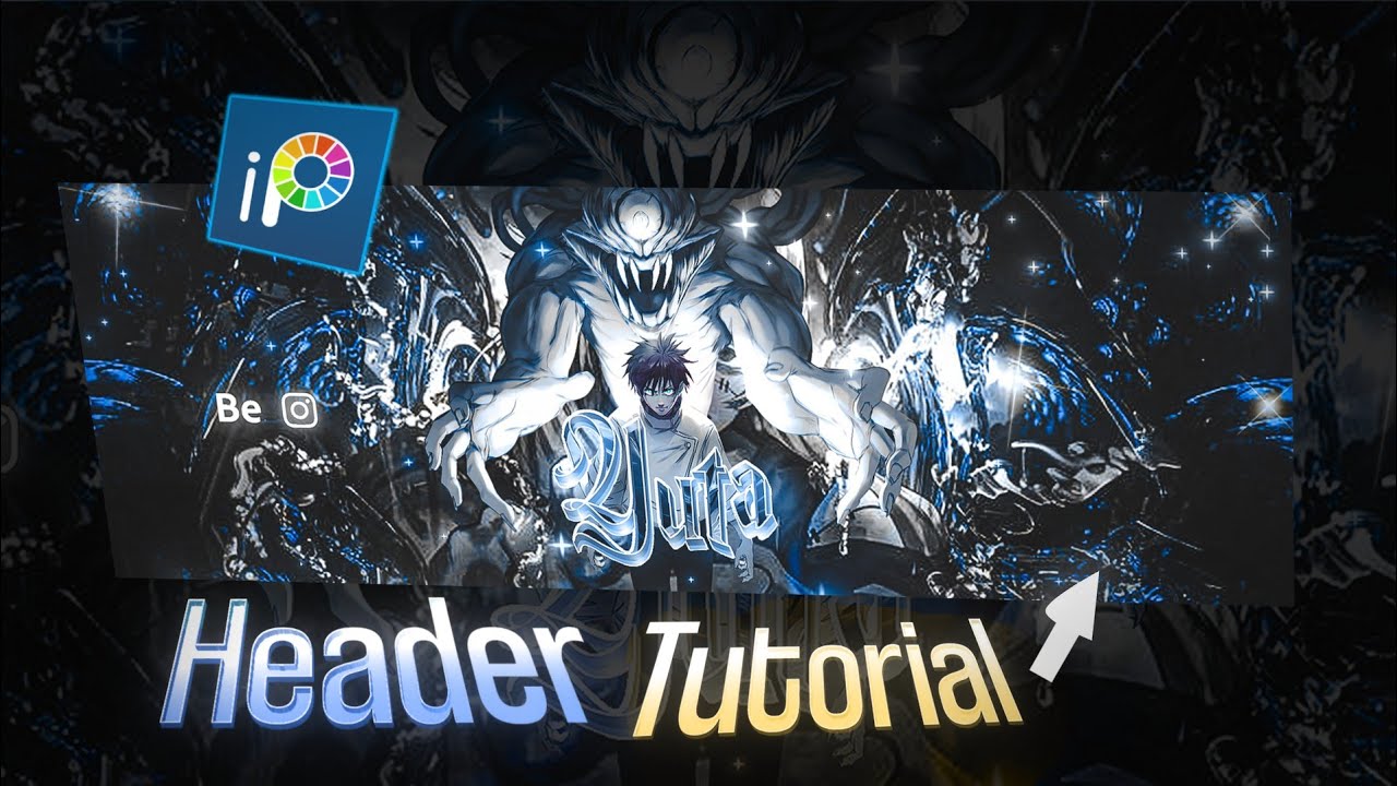 How To Make This Anime Header Gfx On Android | Ibis Paint X Tutorial ...
