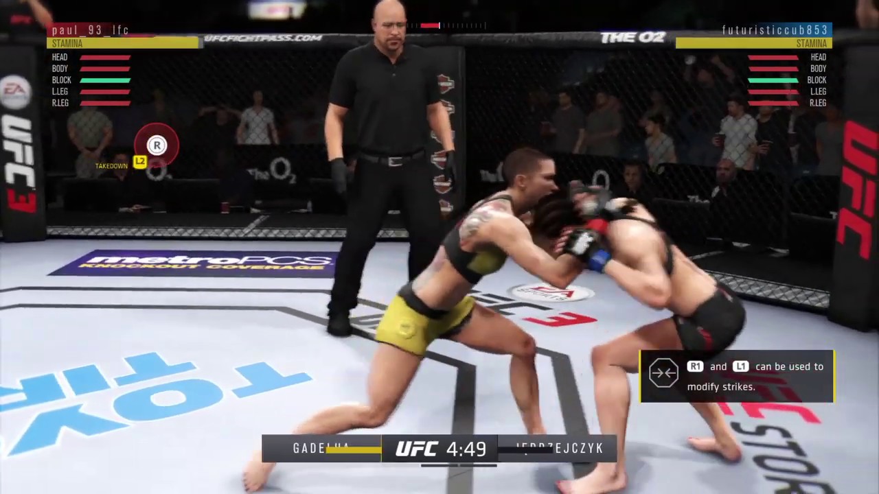 EA SPORTS™ UFC® 3 - He couldn't handle the forward pressure - My first ...