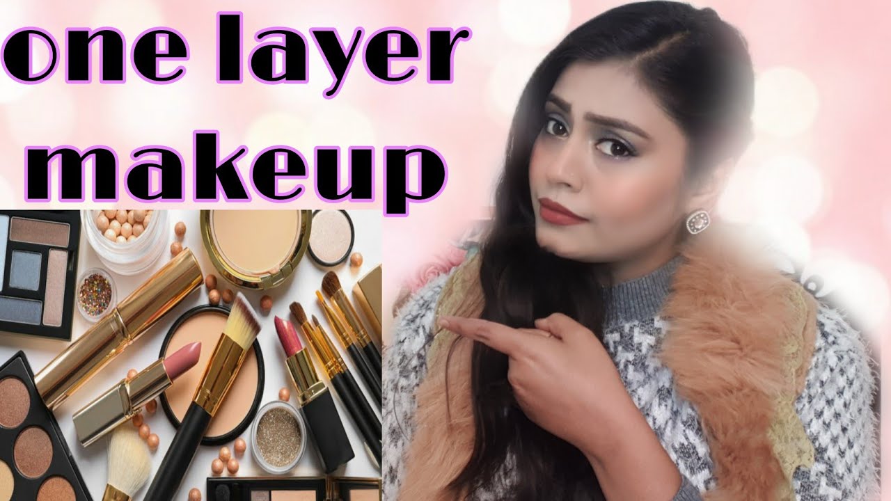 one layer makeup/winters makeup/easy makeup look @muskanmakeovers118 ...